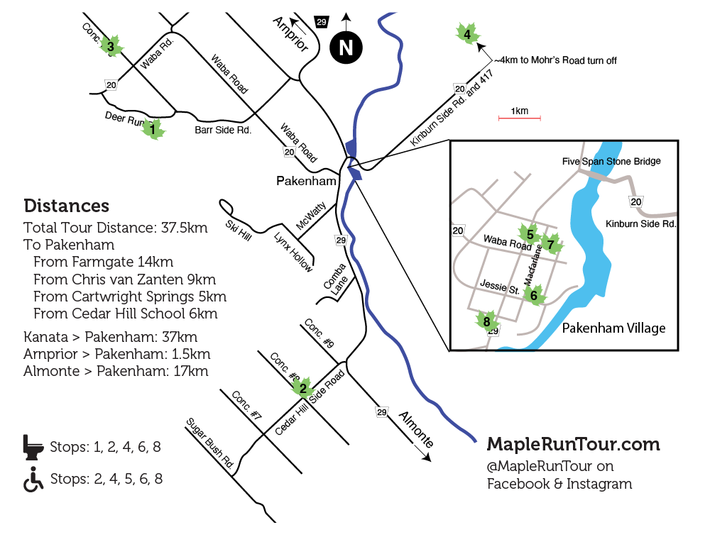 Map – Pakenham Maple Run Tour